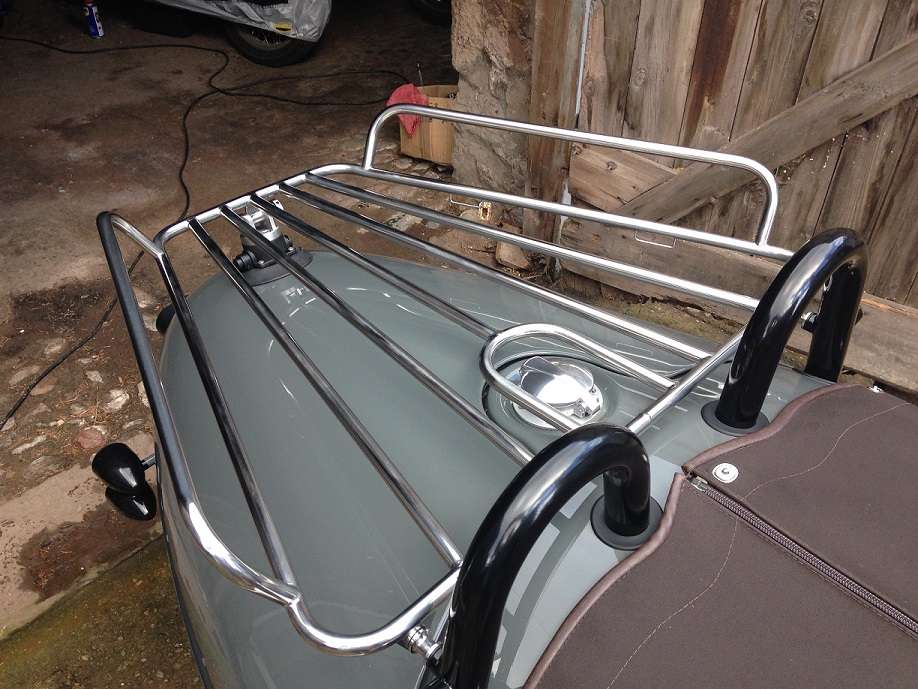 Car Trunk Luggage Rack Chrome
